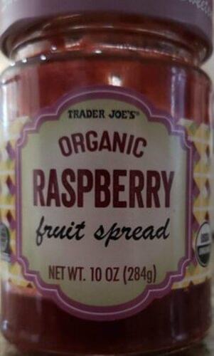 Trader Joe's Organic Raspberry Fruit Spread - 18 g, Nutrition Information | Innit