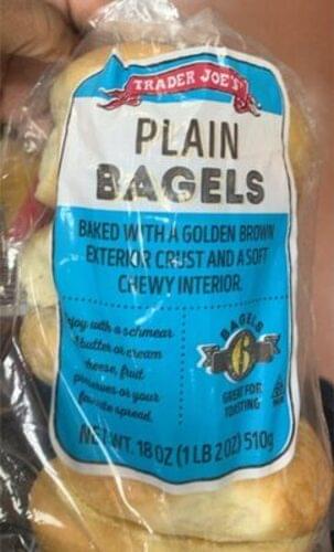 Trader Joe's Bagel Shop Plain Bagels - 85 g, Nutrition Information | Innit Trader Joe's Bagel Shop Plain Bagels - 85 g, Nutrition Information | Innit