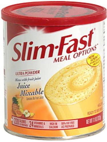 SlimFast Healthy Ready to Mix Meal, Juice Mixable, Ultra Powder - 11 oz ...