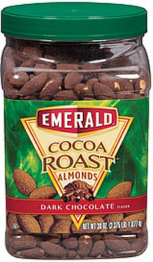 Emerald Cocoa Roast Almonds Dark Chocolate 100 Calorie Pack Nutrition ...
