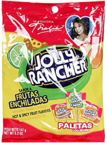 Jolly Rancher Hot & Spicy Fruit Flavors, Assorted Flavors Lollipops - 5 ...