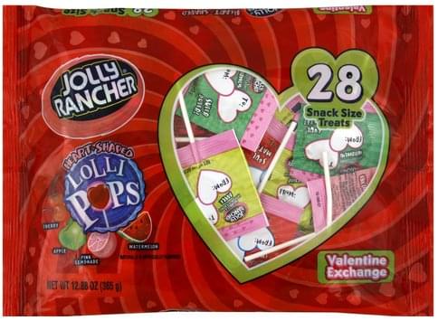 Jolly Rancher Valentine Lollipops
