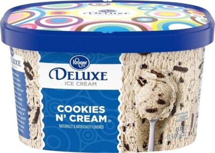 Kroger Fun Munch Cookies N Cream Ice Cream 48 Oz Nutrition