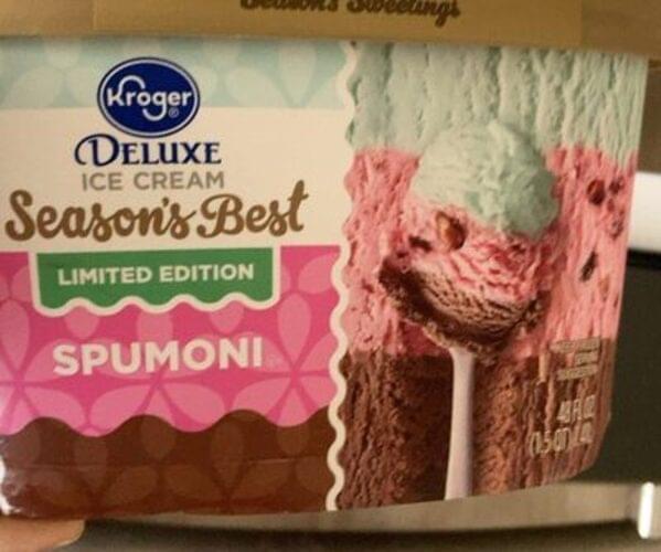 Kroger Spumoni Ice Cream 48 Oz Nutrition Information Innit