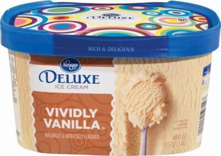 Kroger Vividly Vanilla Ice Cream 48 Oz Nutrition Information Innit