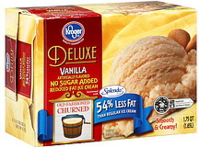 Kroger Reduced Fat Vanilla Ice Cream 1 75 Qt Nutrition Information
