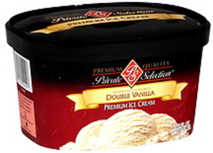 Private Selection Premium Double Vanilla Ice Cream 48 Oz Nutrition