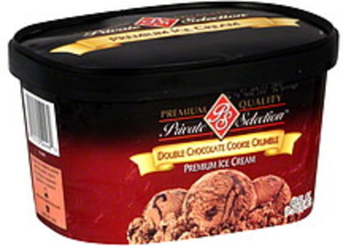 Private Selection Premium Double Chocolate Cookie Crumble Ice Cream