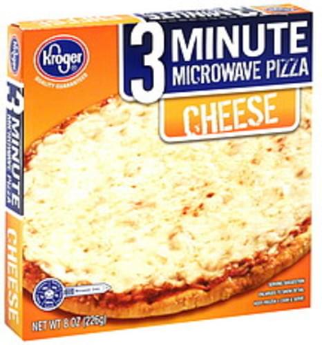 Kroger 3 Minute Microwave Cheese Pizza 8 Oz Nutrition Information Innit
