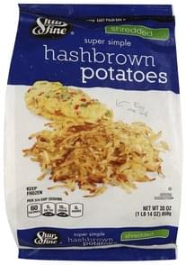 Great Value Hash Brown Patties - 22.5 oz, Nutrition Information | Innit
