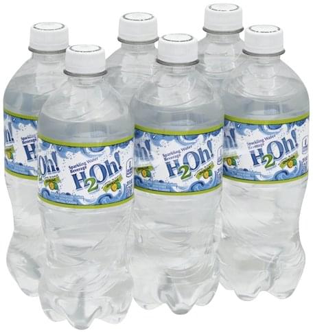 H2Oh Lemon-Lime Sparkling Water Beverage - 6 ea, Nutrition Information | Innit