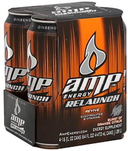 Amp Energy Drink Nutrition Facts