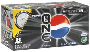 Pepsi 1 Calorie Cola - 8 ea, Nutrition Information | Innit
