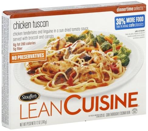 Lean Cuisine Chicken Tuscan - 12 oz, Nutrition Information | Innit