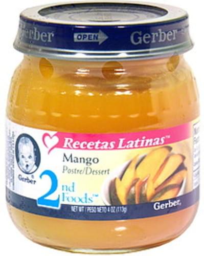 Gerber Mango Dessert - 4 oz, Nutrition Information | Innit