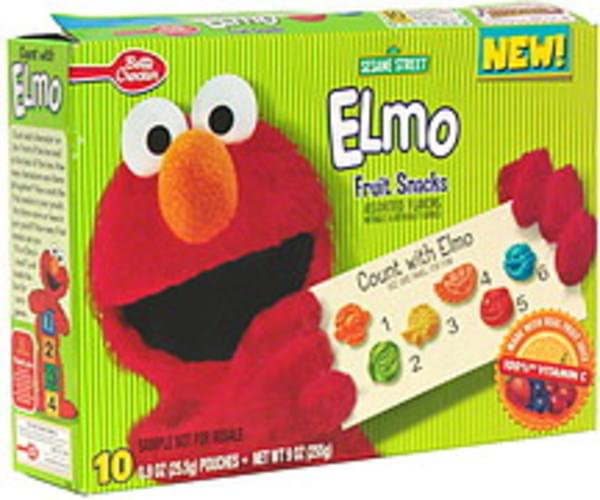 Betty Crocker Elmo Assorted Flavors Fruit Snacks 10 Ea Nutrition