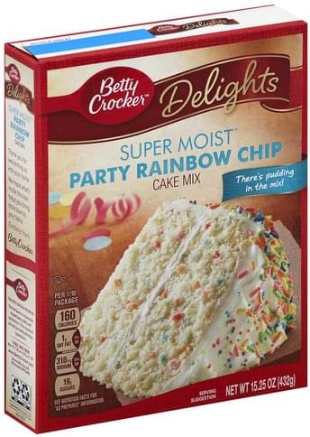 Betty Crocker Cake Mix Rainbow