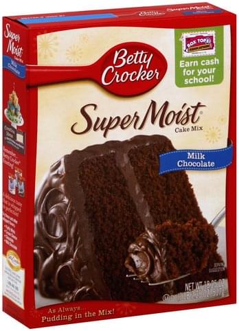 Betty Crocker Milk Chocolate Cake Mix