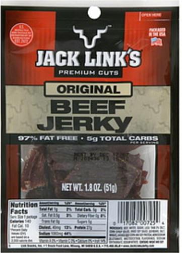 Jack Links Original Beef Jerky 1 8 Oz Nutrition Information Innit