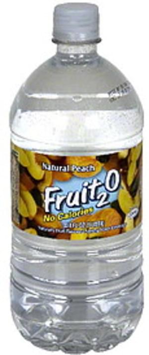 Fruit2O Natural Spring, Peach Water Beverage - 33.8 oz, Nutrition ...
