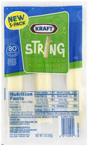 String Cheese Nutrition Facts Kraft | Besto Blog
