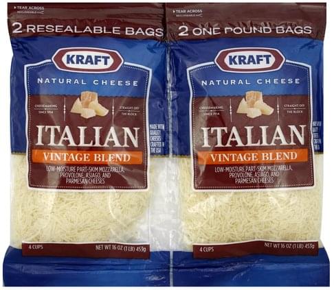 Kraft Shredded Cheese Italian