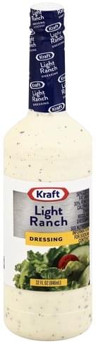 Kraft Light Ranch Dressing - 32 oz, Nutrition Information | Innit