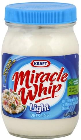 Miracle Whip Light Dressing - 16 oz, Nutrition Information | Innit