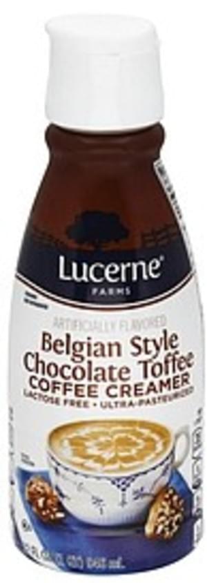 Lucerne Chocolate Toffee, Belgian Style Coffee Creamer - 32 oz ...