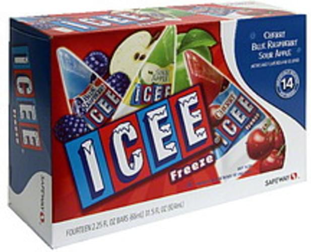 ICEE Cherry, Blue Raspberry & Sour Apple Freezes - 14 ea, Nutrition ... ICEE Cherry, Blue Raspberry & Sour Apple Freezes - 14 ea, Nutrition ...