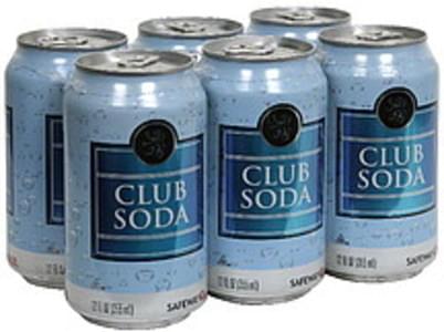 Safeway Club Soda - 6 ea, Nutrition Information | Innit