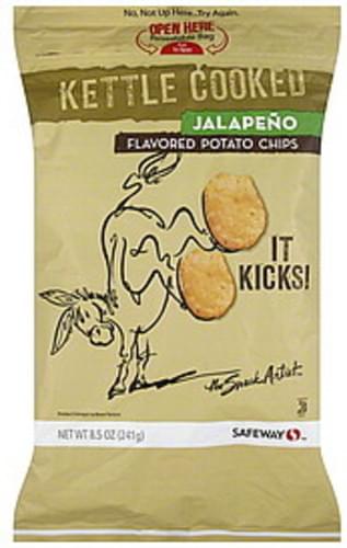 Snack Artist Kettle Cooked Jalapeno Flavored Potato Chips 8 5 Oz