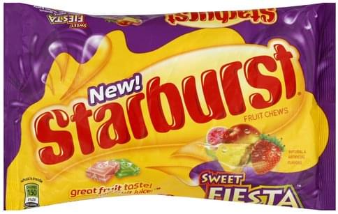 Starburst Sweet Fiesta Fruit Chews - 14 oz, Nutrition Information | Innit