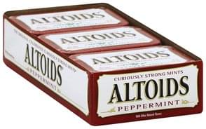 Altoids Curiously Strong, Peppermint Mints - 6 ea, Nutrition ...