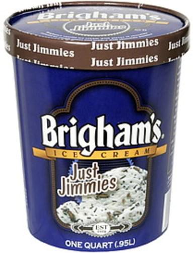 Brighams Just Jimmies Ice Cream - 1 QT, Nutrition Information | Innit