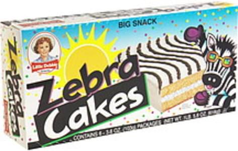 Little Debbie Big Snack Zebra Cakes - 6 ea, Nutrition Information | Innit