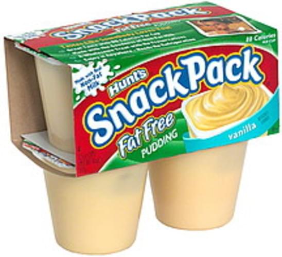 Hunt S Snack Pack Sugar Free Vanilla Pudding Nutrition Info | Besto Blog