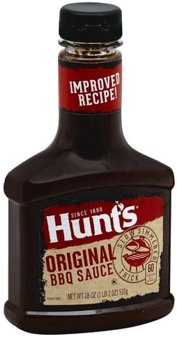 Hunt S Barbecue Sauce Nutrition Facts | Besto Blog