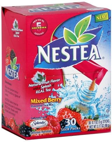 Nestea Mixed Berry Flavored Tea Mix - 30 ea, Nutrition Information | Innit