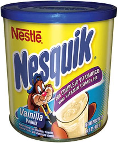 Nesquik Vanilla Powder Nutrition Facts | Besto Blog
