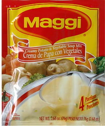 Maggi Creamy Potato And Vegetable Soup Mix 268 Oz Nutrition Information Innit