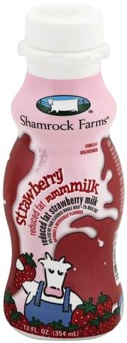 Shamrock Farms Reduced Fat, Strawberry, 2% Milkfat Milk - 12 oz ...