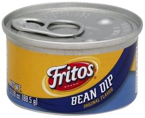 Fritos Bean, Original Flavor Dip - 3.125 oz, Nutrition Information | Innit