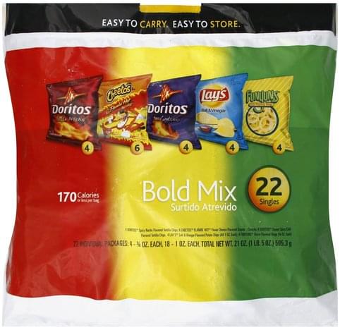 Frito Lay Bold Mix - 22 ea, Nutrition Information | Innit