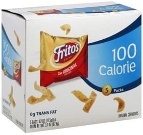 Fritos The Original, King Size Corn Chips - 2.75 oz, Nutrition ...