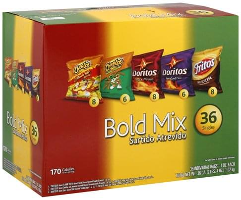 Frito Lay Bold Mix - 36 ea, Nutrition Information | Innit