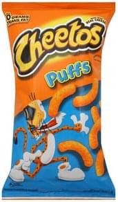 Cheetos Puffs Cheese Flavored Snacks - 6 oz, Nutrition Information | Innit
