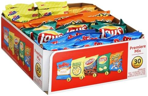 Frito Lay Singles Premiere Mix - 30 ea, Nutrition Information | Innit