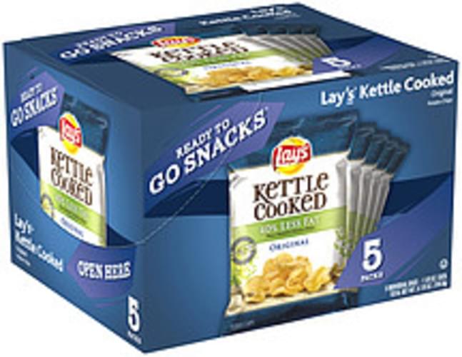 Lays Kettle Cooked Original Singles Potato Chips 6 87 Oz Nutrition
