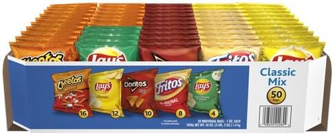 FRITO LAY Classic Mix - 50 ea, Nutrition Information | Innit